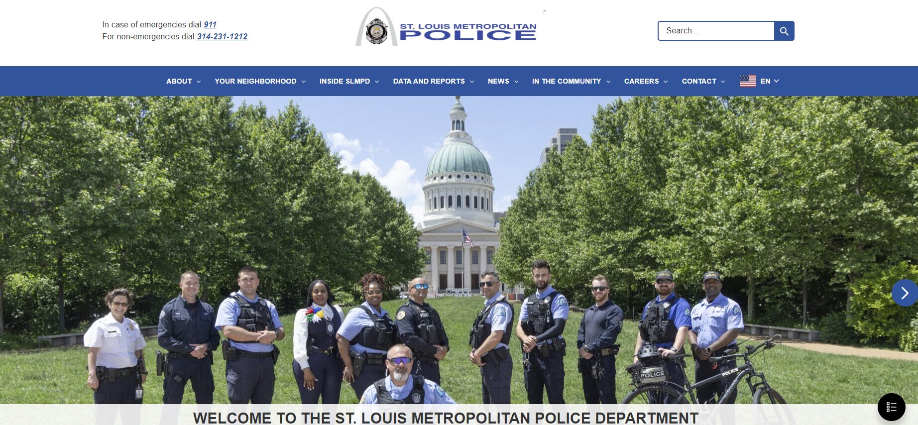 SLMPD Announces Launch of New Website - St. Louis Metropolitan Police Department